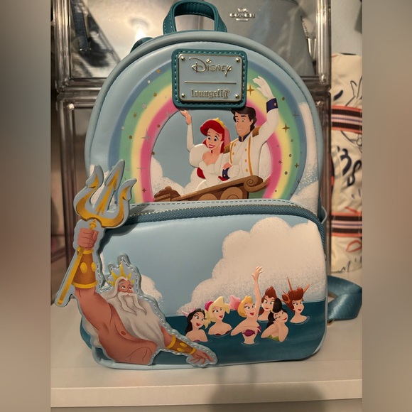 Loungefly | Bags | Little Mermaid Mini Book Bag | Poshmark